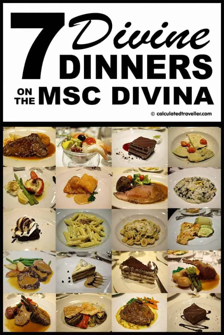 7 Divine Dinners. MSC Divina Food Review & Photo Essay