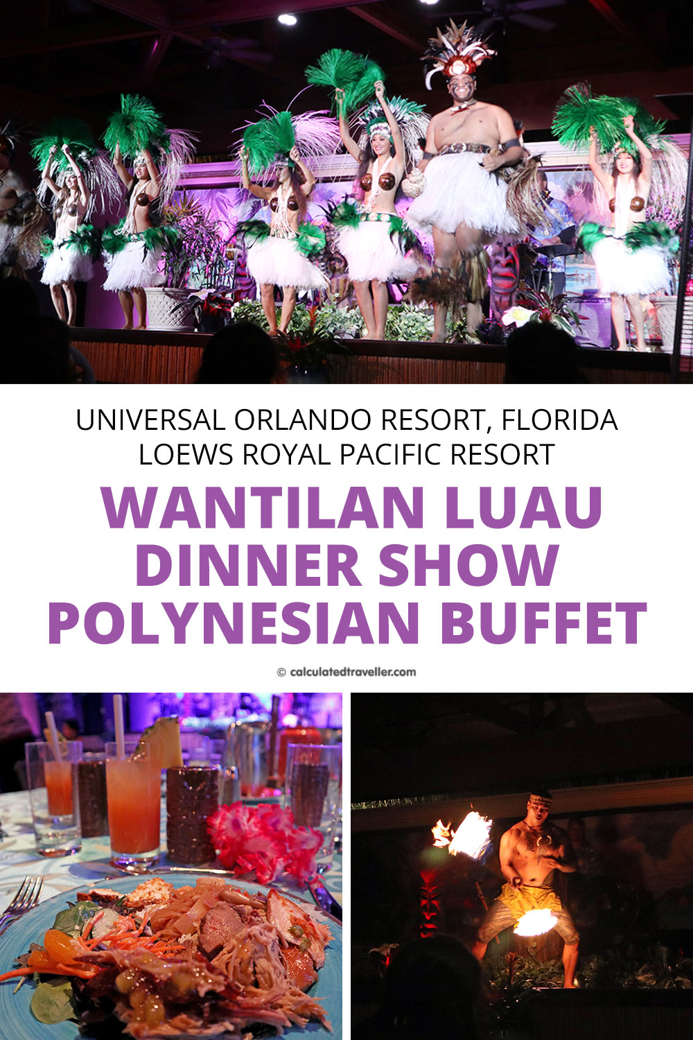 Loews Royal Pacific Resort, Wantilan Luau Dinner Show Polynesian Buffet