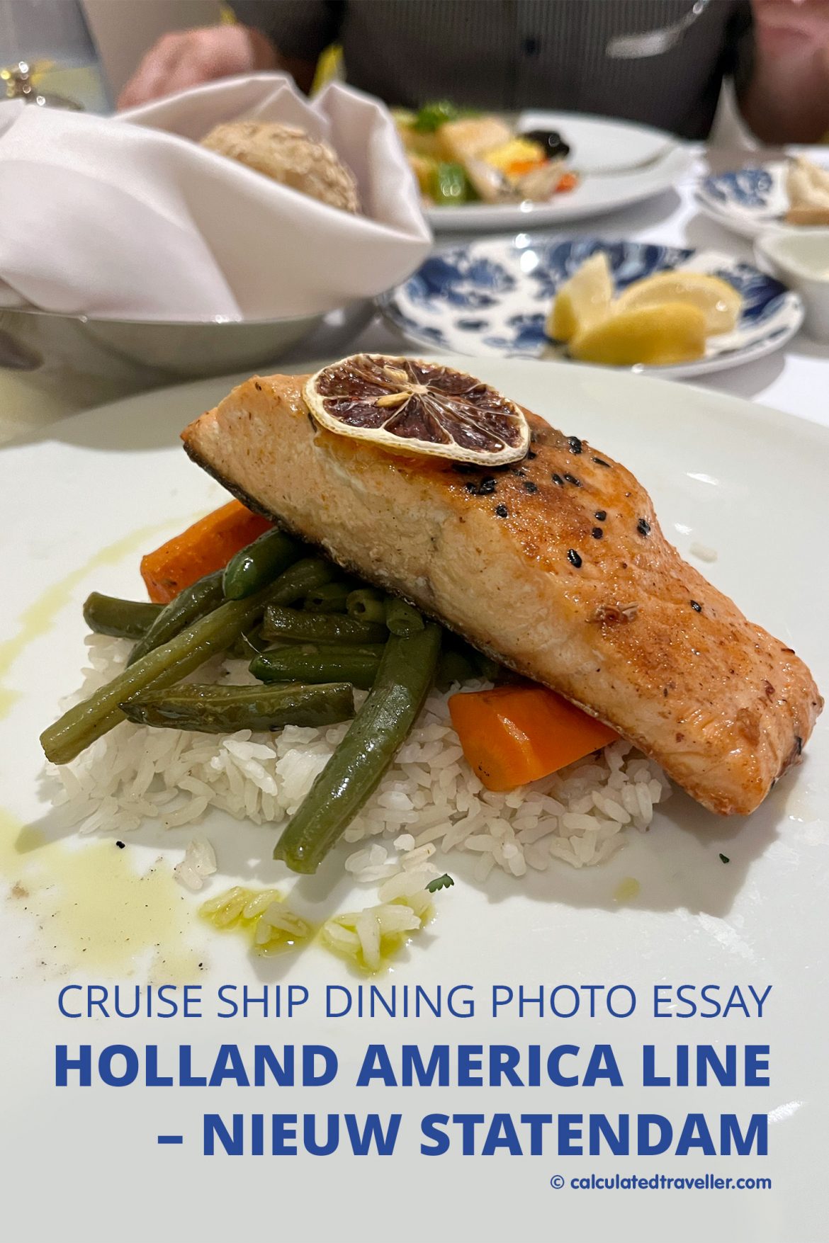 Cruise Ship Dining on Holland America Line Nieuw Statendam