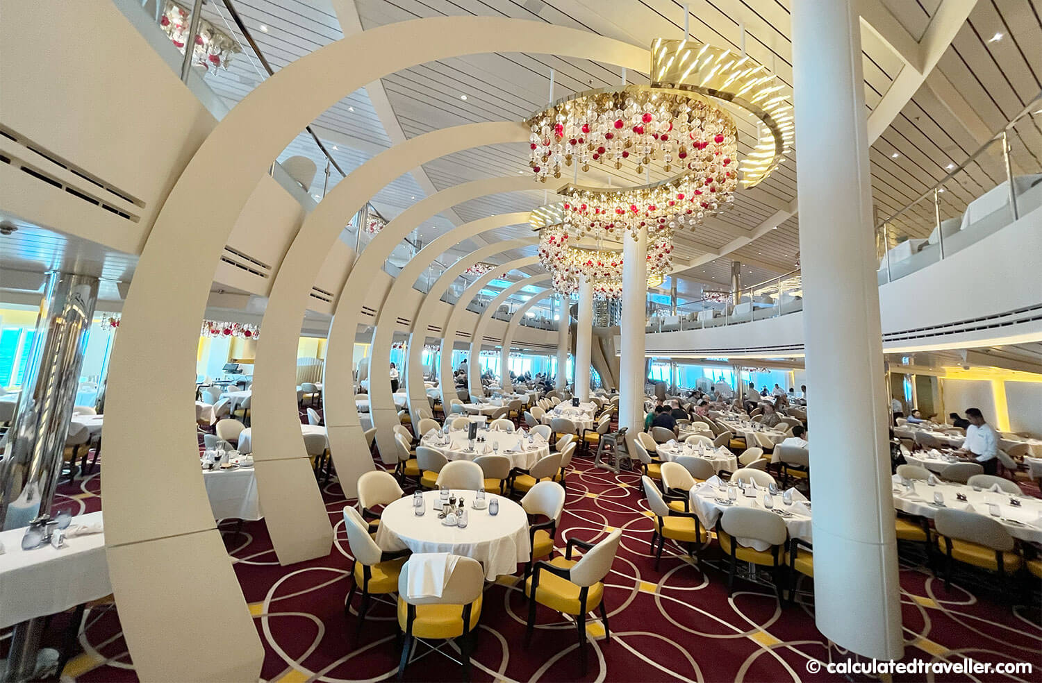 Cruise Ship Dining on Holland America Line Nieuw Statendam