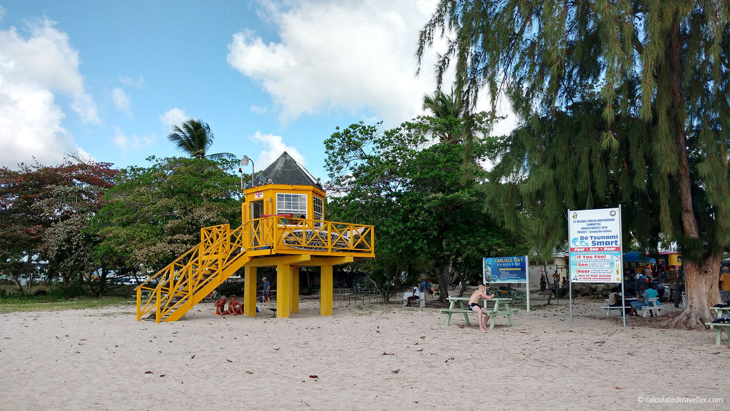 A Relaxing Day in the Sun at Carlisle Bay Beach Barbados