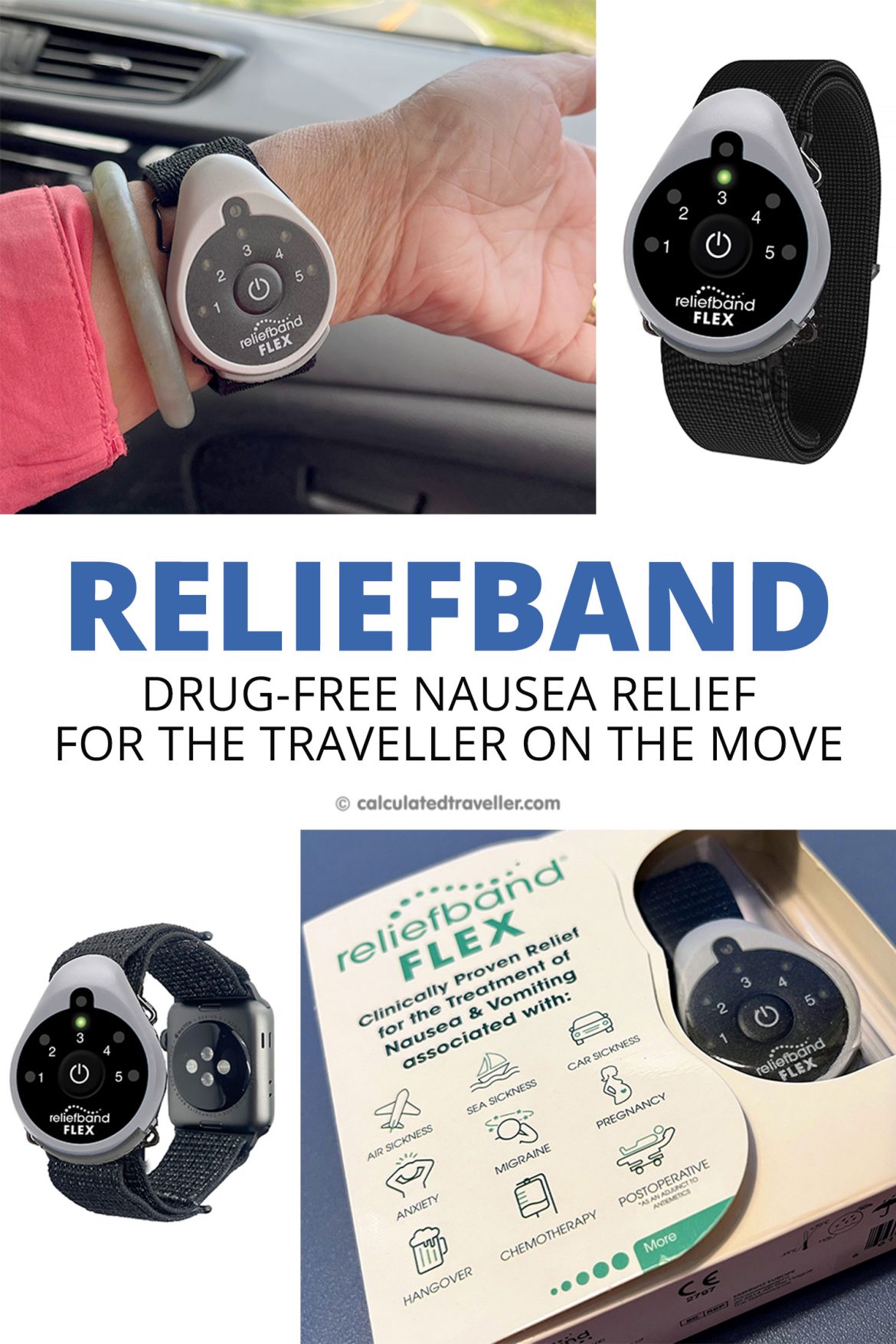 Reliefband – Drug-free Nausea Relief for the Traveller on the Move